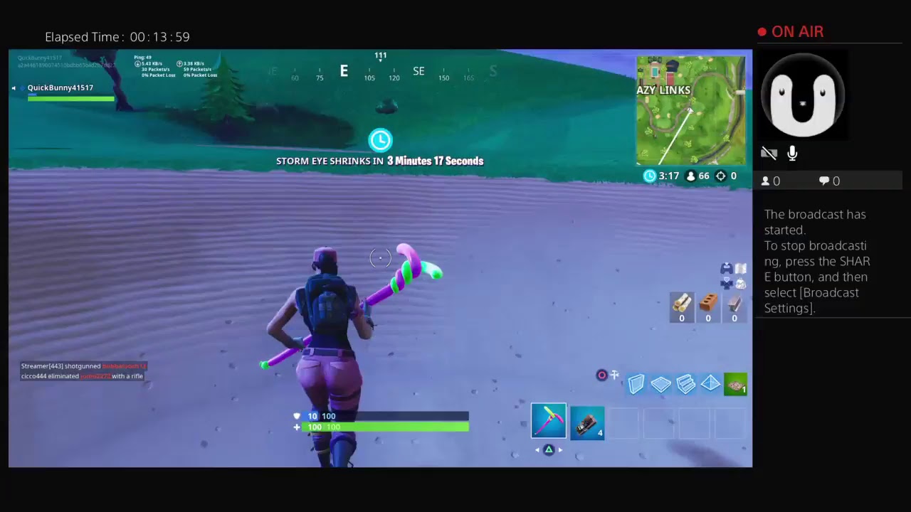 Playing forite - YouTube