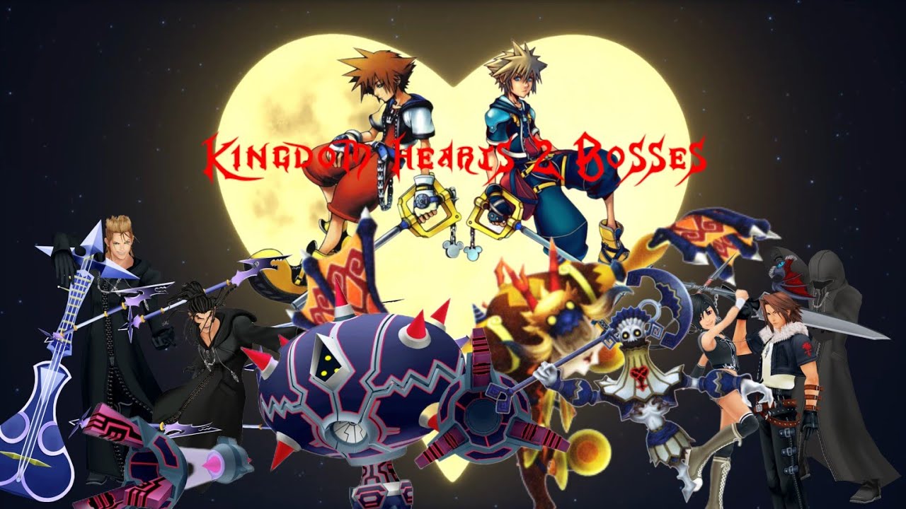 KINGDOM HEARTS 2 bosses part 4 - YouTube