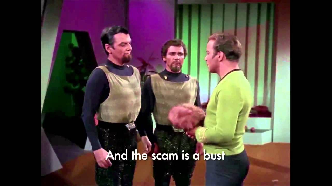 I Knew You Were Tribbles (When You Dropped In) - YouTube