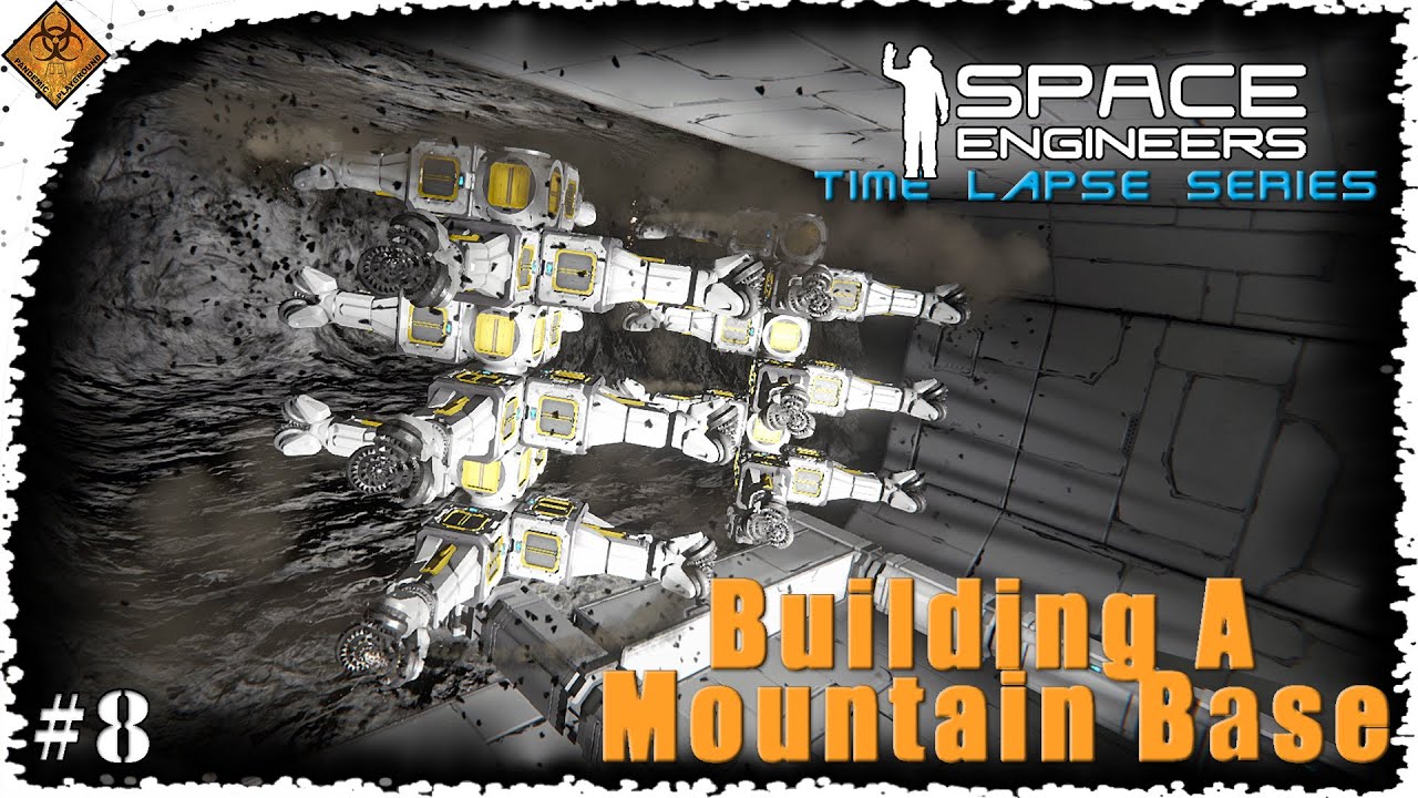 Space Engineers Time Lapse Series: Building A Mountain Base - Variety ...