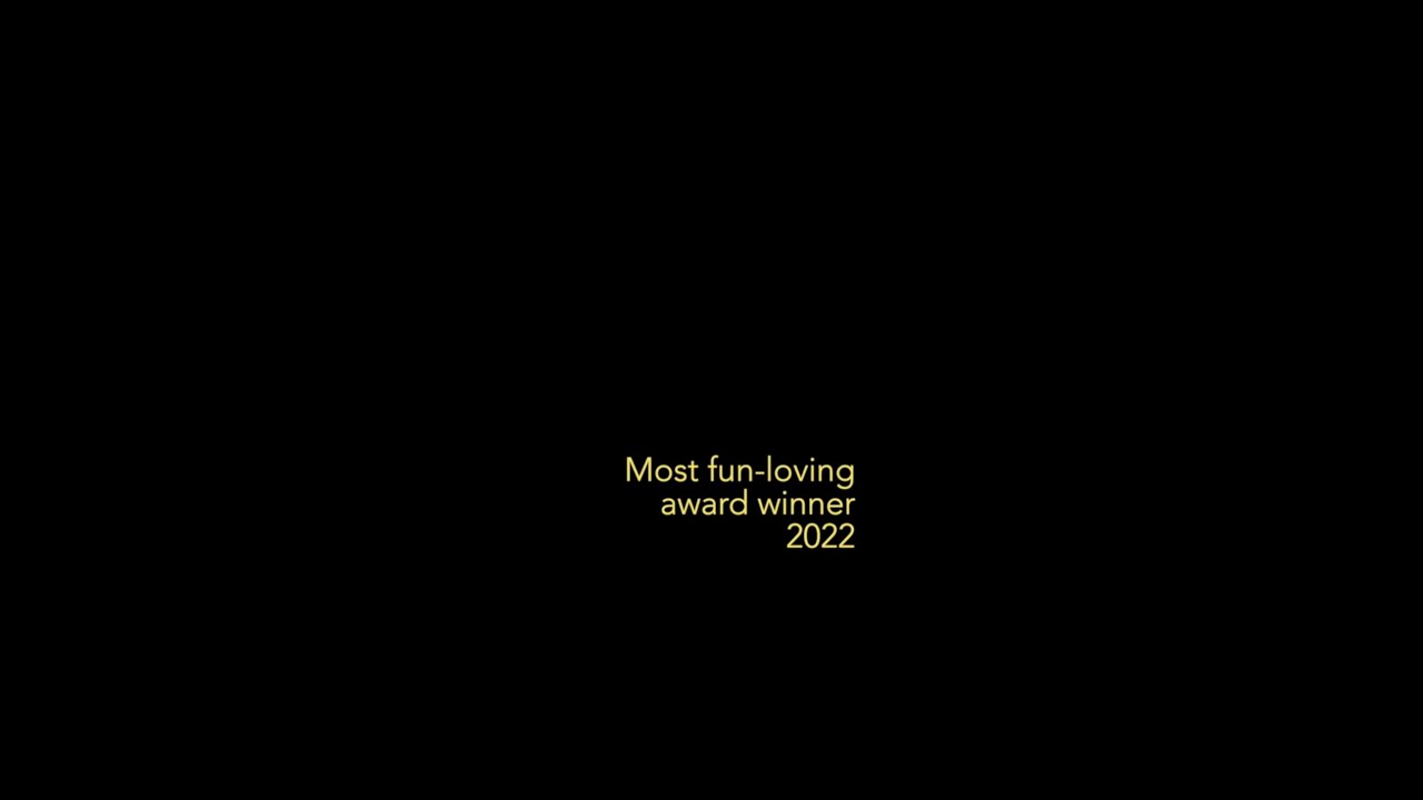 2022 Awards- Our Most Fun-Loving Award - YouTube