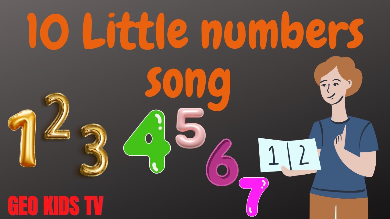 10 Little numbers song 1 to 10 #preschool #kidslearning #numbers # ...