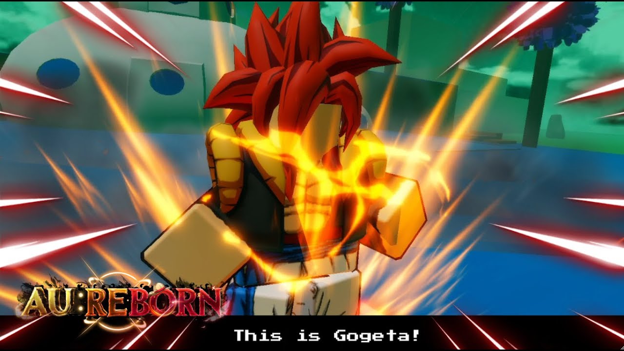 (THE GOAT!!!) The Ssj4 Gogeta Experience in AU:Reborn - YouTube