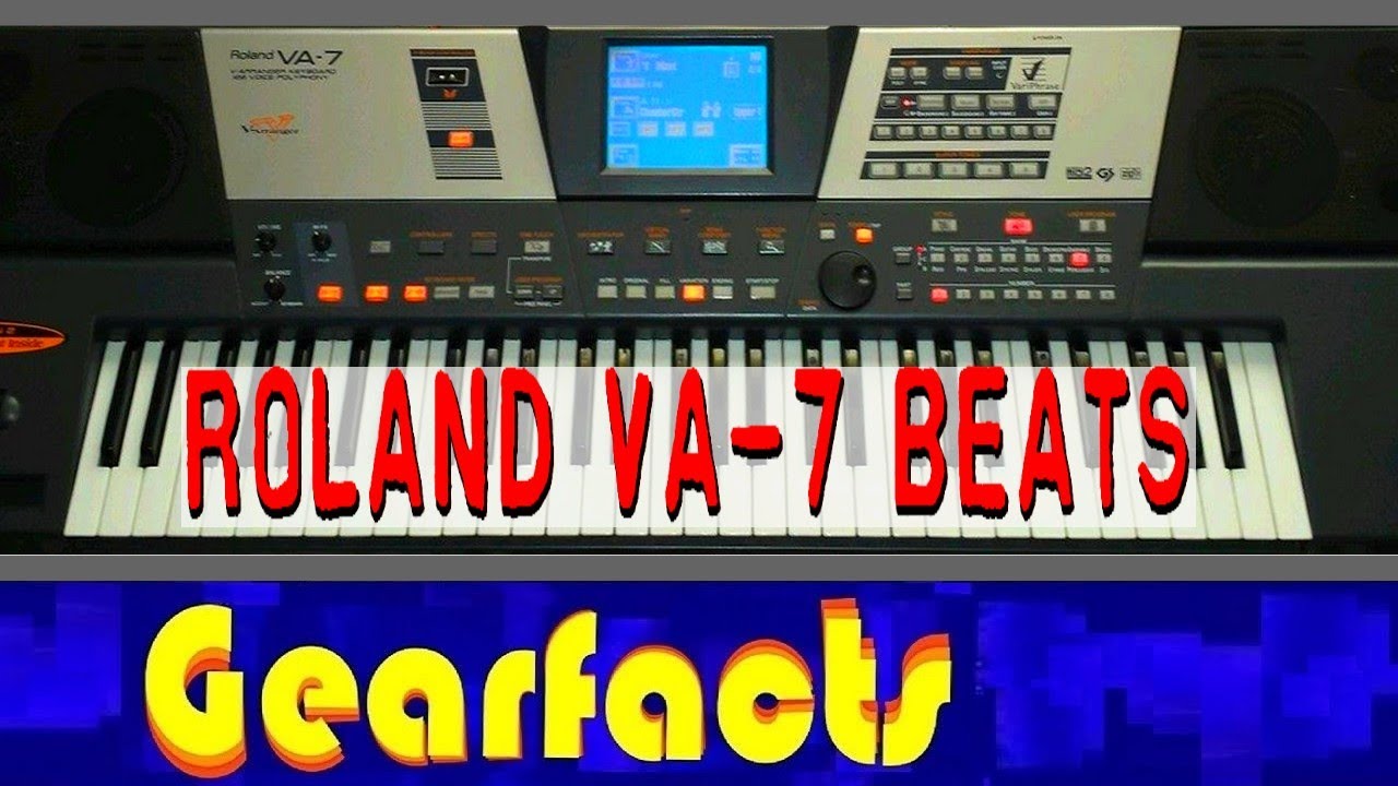 Roland VA-7 beats and styles demo (no talking!) - YouTube