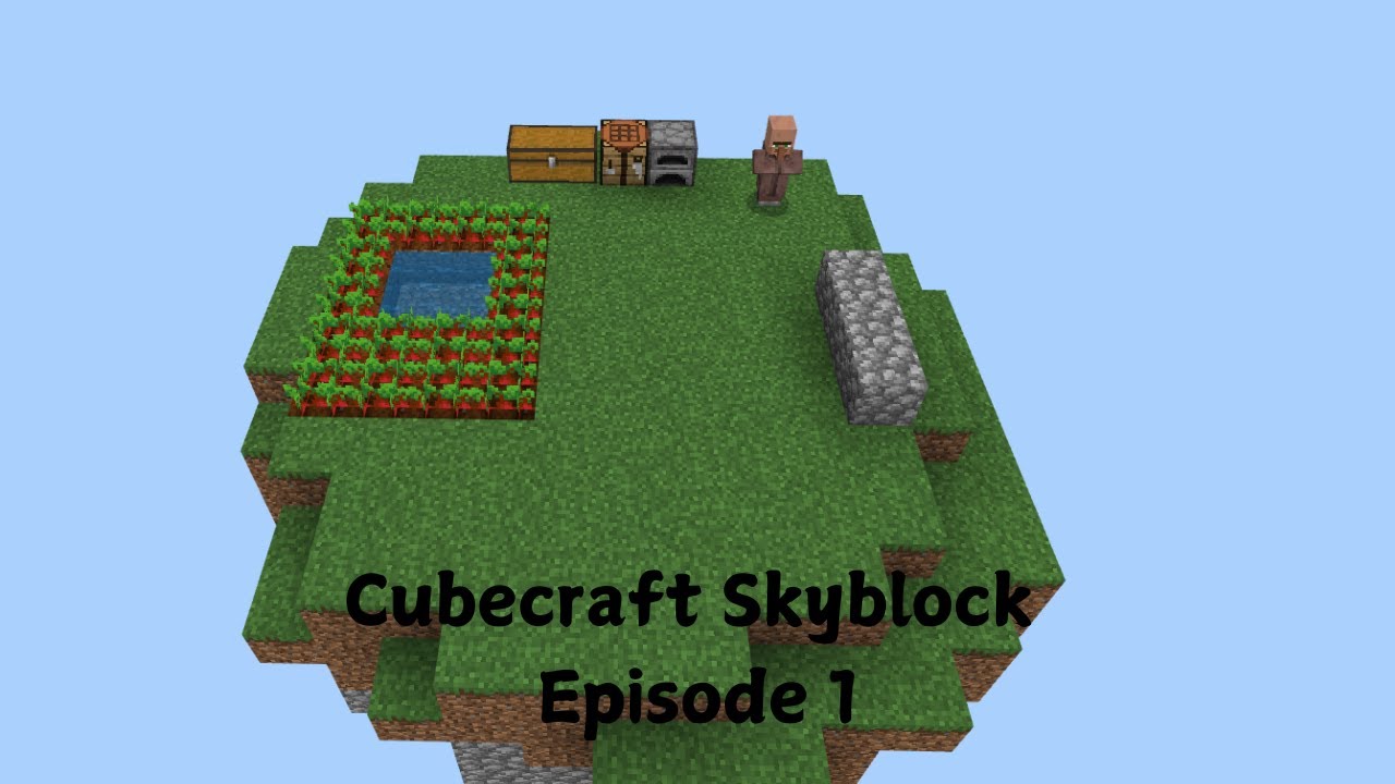 EP 1 | Getting Started! - Cubecraft Skyblock - YouTube