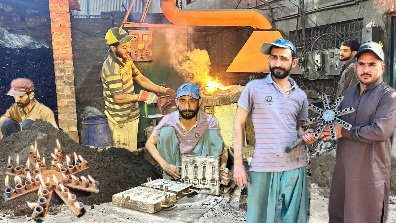 Incredible Manufacturing Process Of Making Gas Burners In A Factory ...