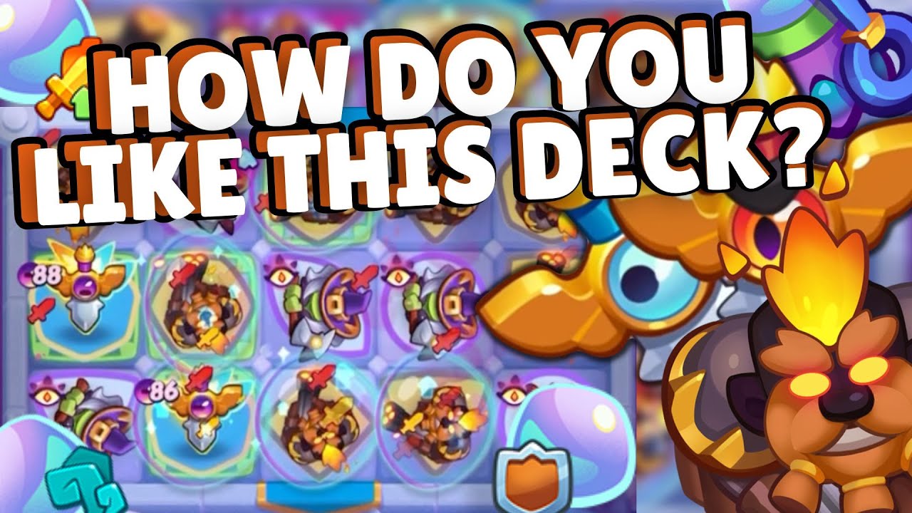 LIKE THIS DECK? | Sharpshooter + Sword = EZ WIN? | Rush Royaly - YouTube