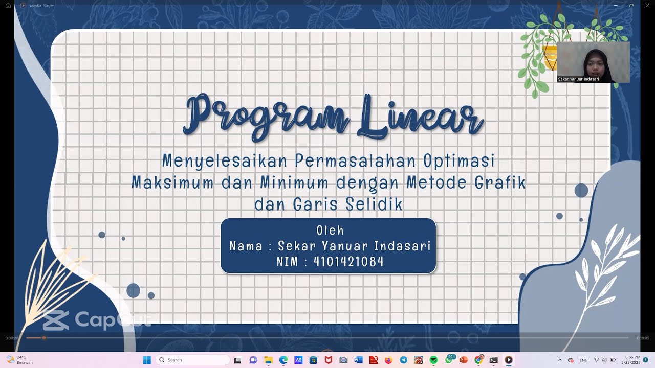 Penyelesaian Permasalahan Program Linear Masalah Optimasi Maksimum dan ...