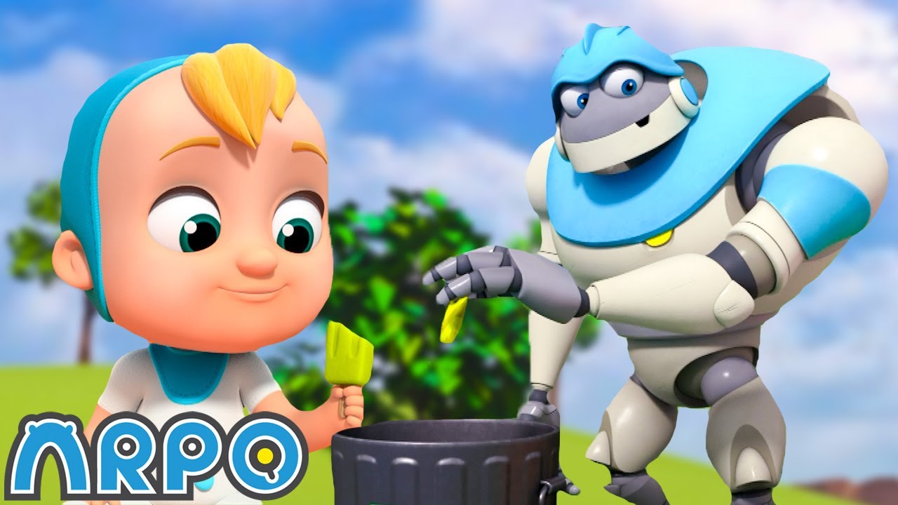 Pick Up Your Litter! | ARPO | Nursery Rhymes & Cartoons for Kids ...