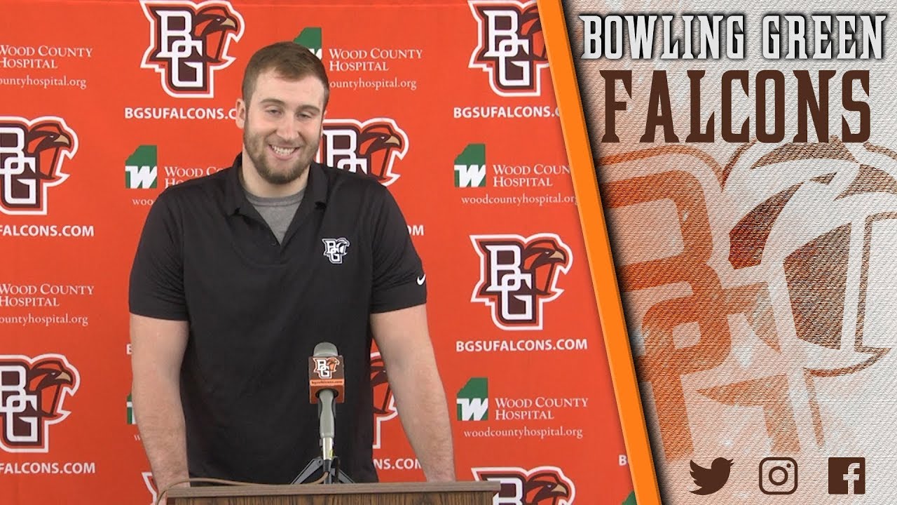 BG Football : Austin Labus Presser 11.19 - YouTube