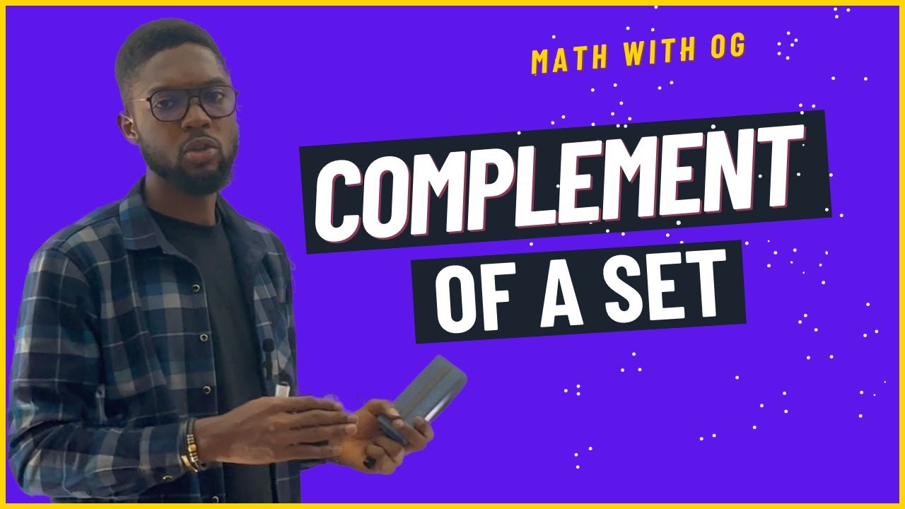 COMPLEMENT OF A SET (JAMB, WAEC, NECO) EXAMS - YouTube