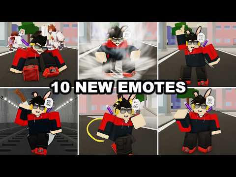 ALL 10+ NEW EMOTES in Jujutsu Shenanigans! (SATURDAY UPDATE) [ROBLOX]