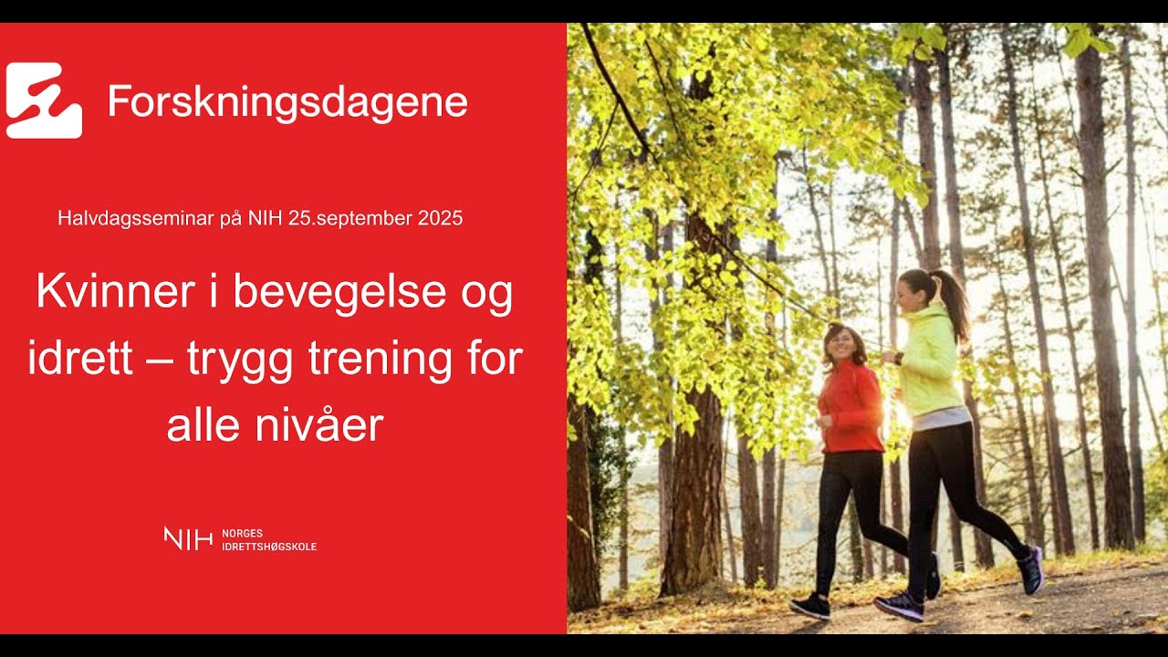 Del -2 | Kvinner i bevegelse og idrett – trygg trening for alle nivåer ...