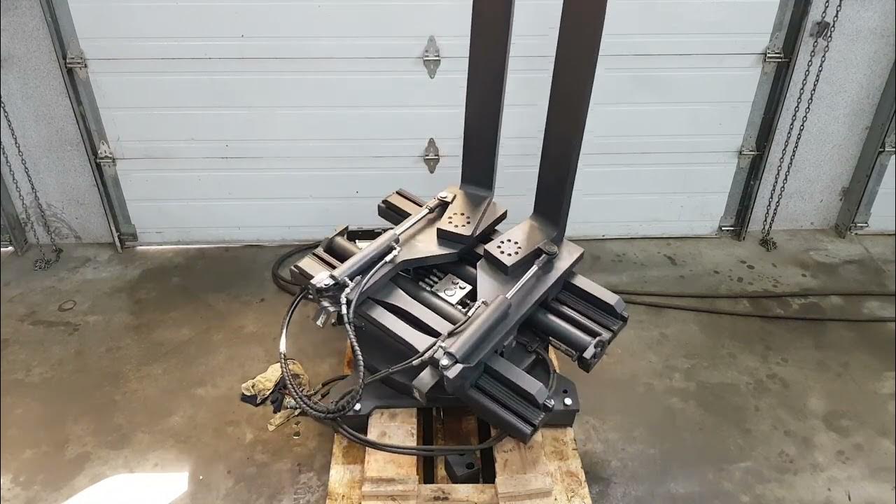 Cascade G series revolving fork clamp 3A 2200kg@500mm Turnafork - YouTube