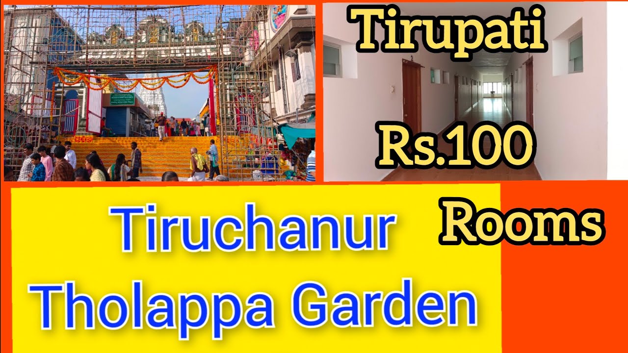 Alamelu mangapuram/Tiruchanur TTD cottages THOLAPPA GARDEN 100 RS Room ...