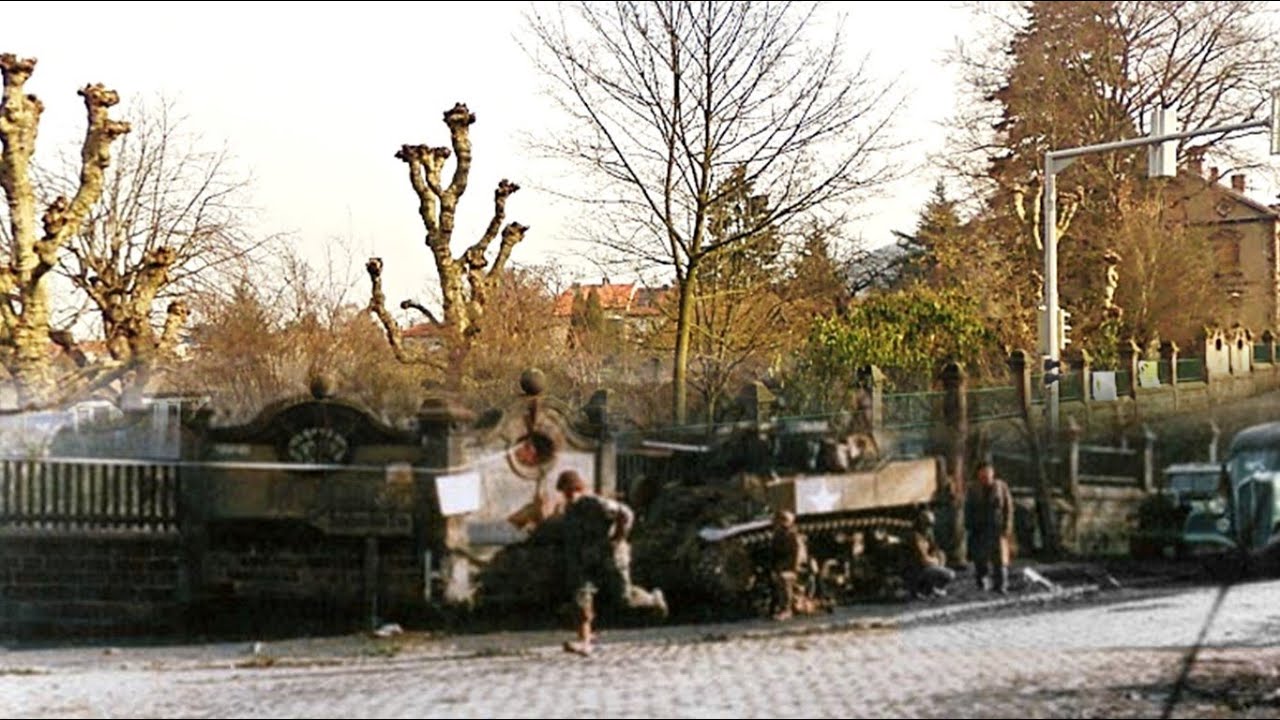 U S TROOPS IN FORBACH FRANCE - YouTube