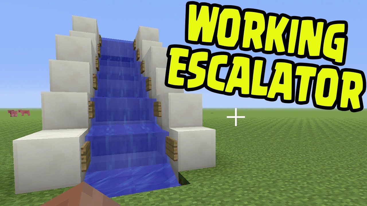 Minecraft PS3, PS4, Xbox 360, Wii U - ESCALATOR! Working Automatic ...