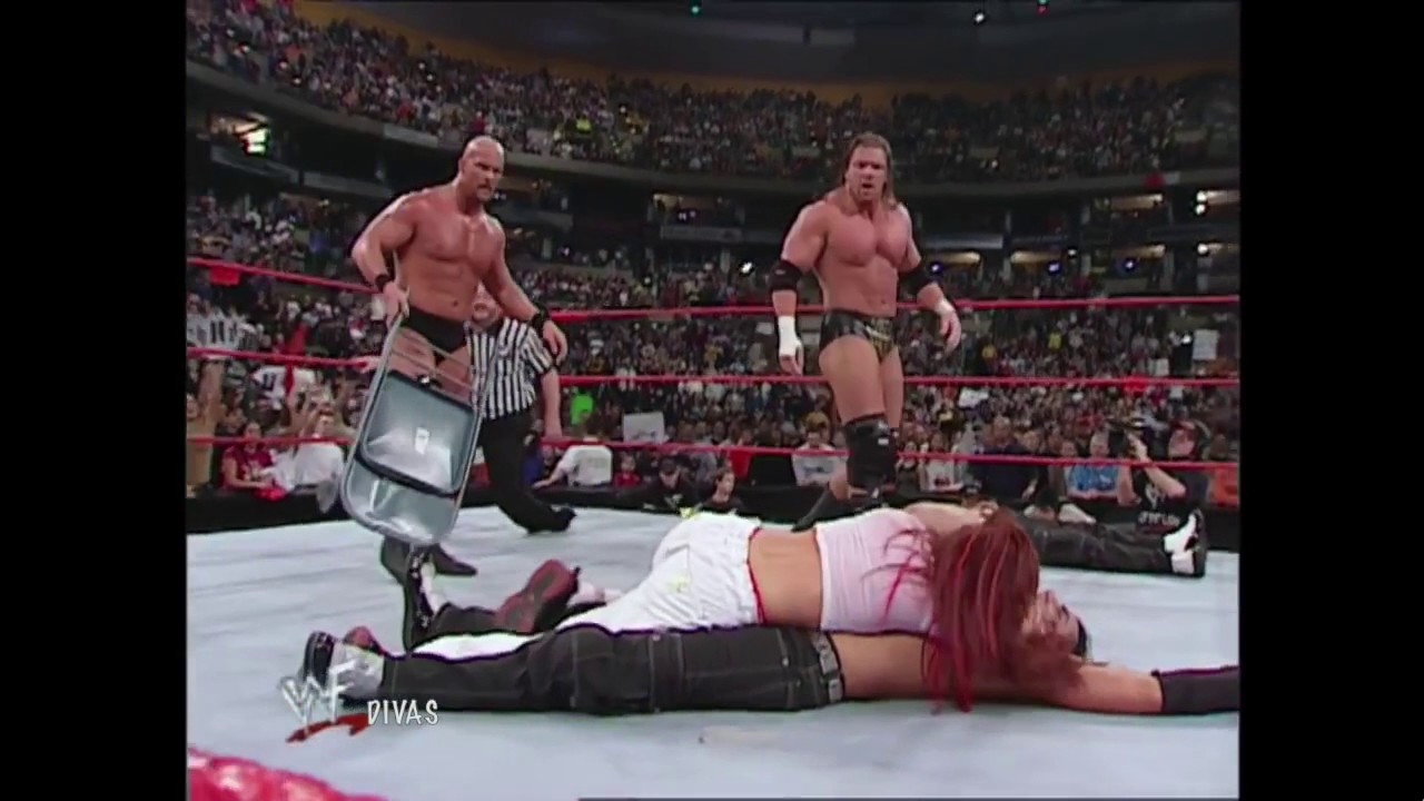 WWF RAW 04 09 2001 Two Man Power Trip Attacks The Hardy Boyz & Lita HD ...