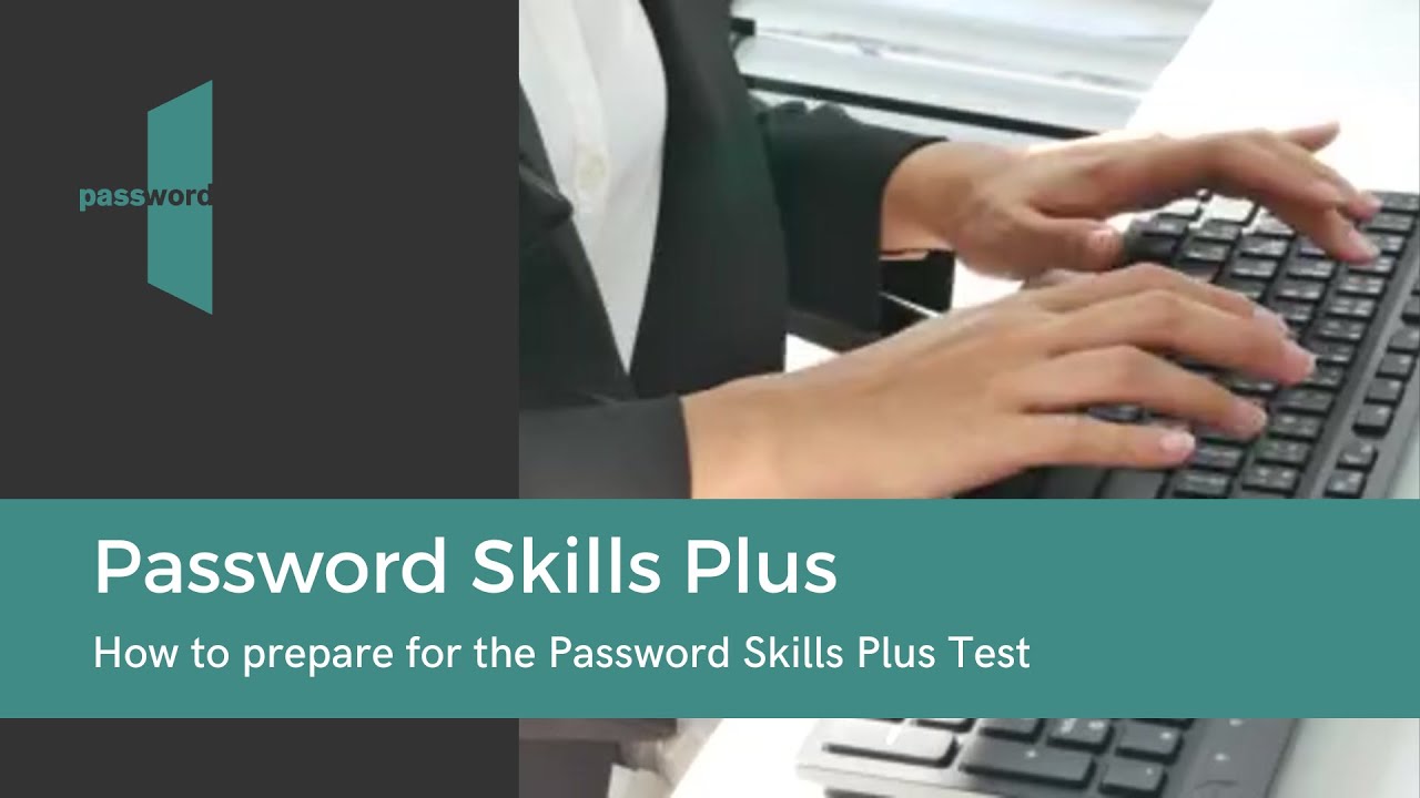 How to prepare for the Password Skills Plus test - YouTube