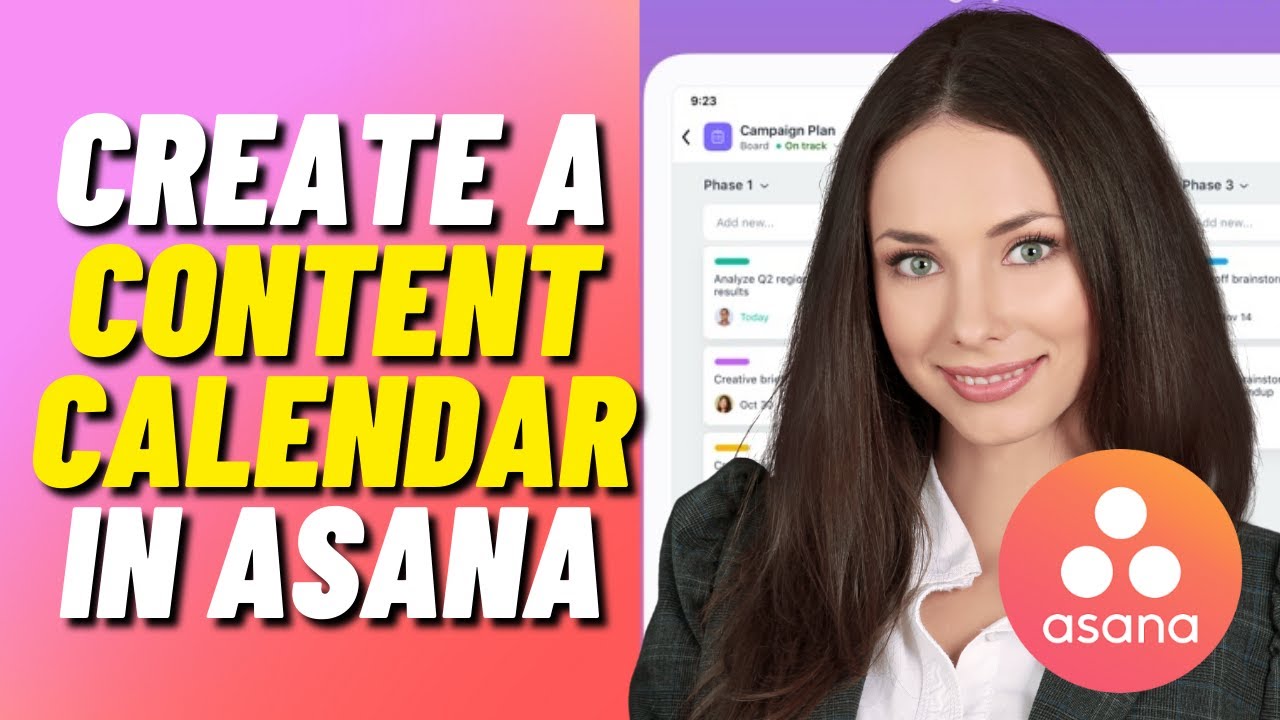 How To Create A Content Calendar In ASANA - YouTube