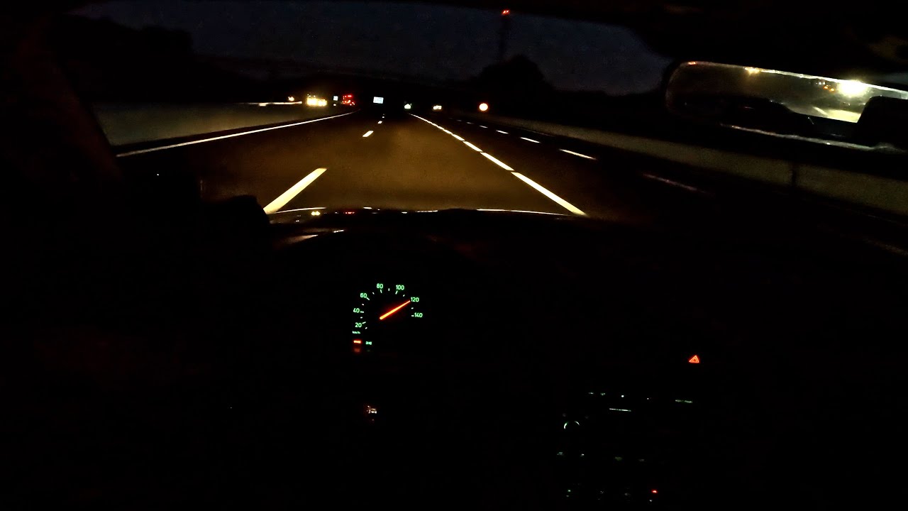 POV Driving - Saab Night Panel - (Saab 9-5 Aero) - YouTube