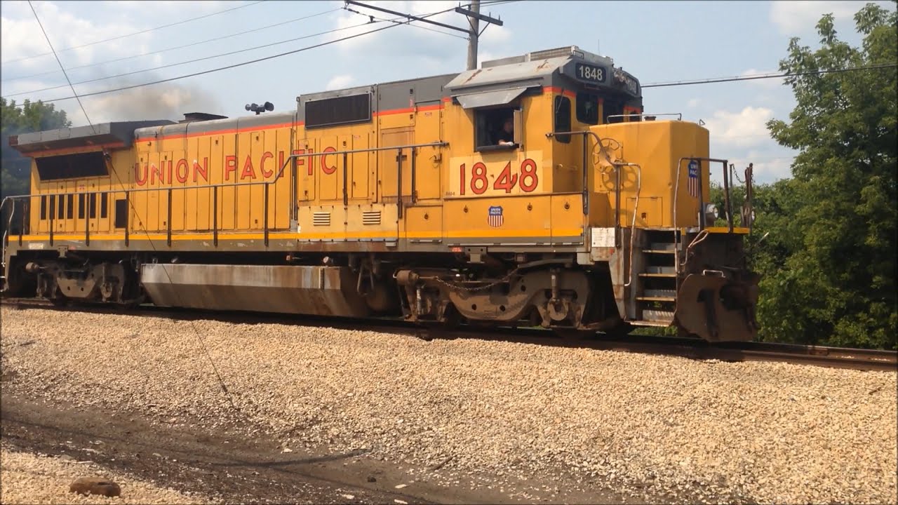 Union Pacific 1848 Diesel Days 2014 - YouTube