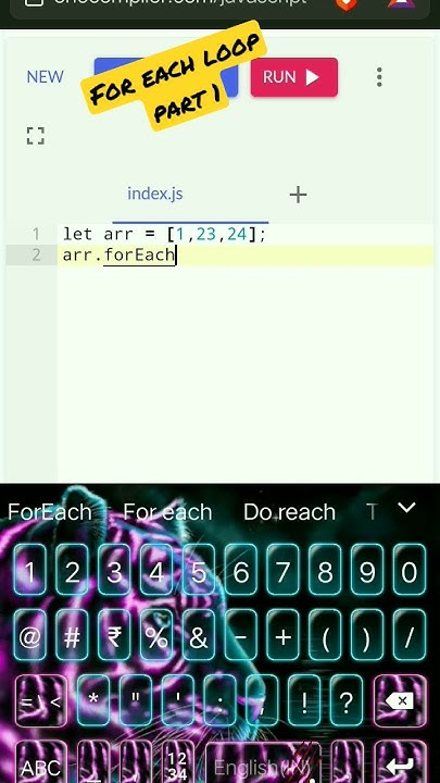 Foreach Loop Part 1 Programming Coding Webdevelopment Javascript Youtube Youtubeshorts