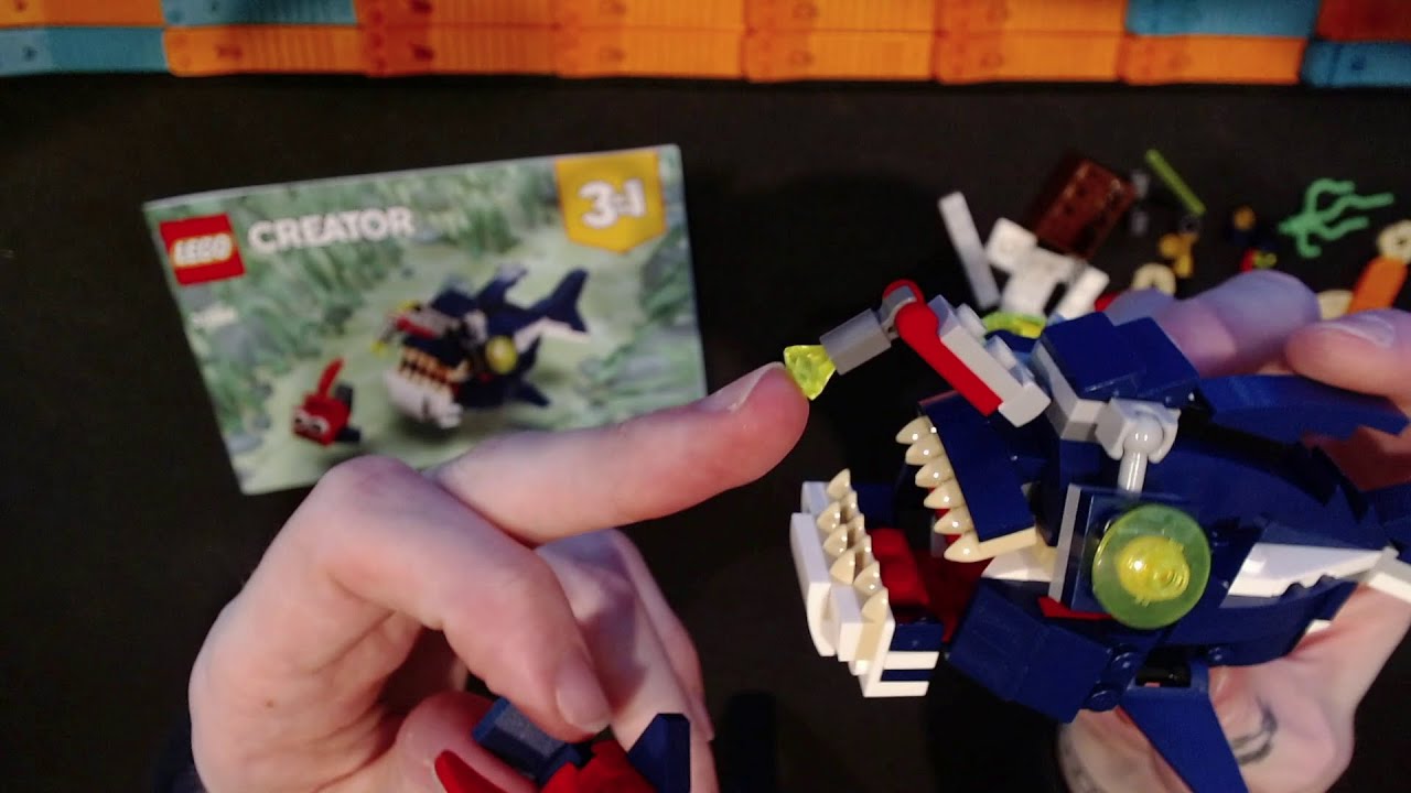 LEGO Creator 3 in 1 Deep Sea Creatures 31088 Alternate Build and Review ...