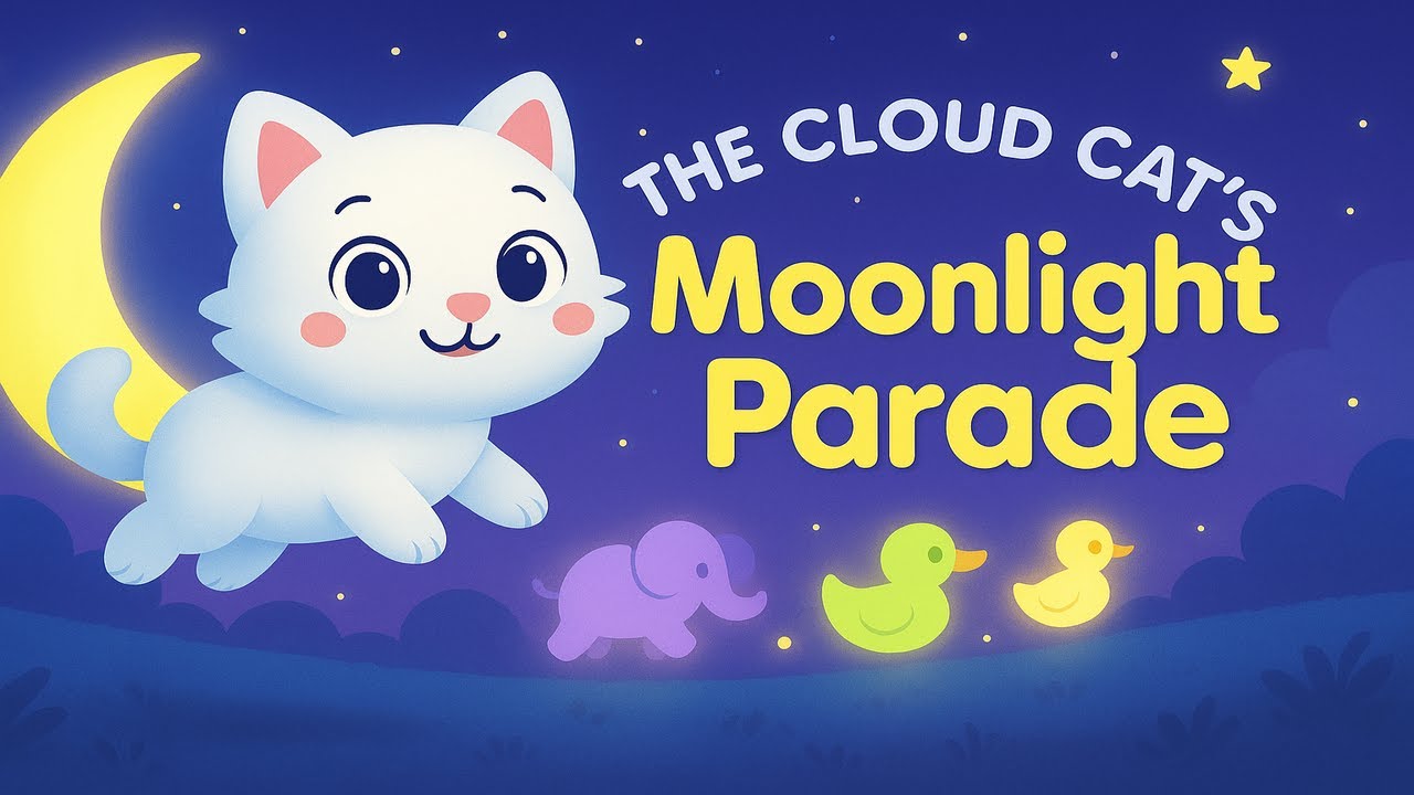 Sleepy Moments with CBeebies: The Cloud Cat’s Moonlight Parade 🐱🌙 - YouTube