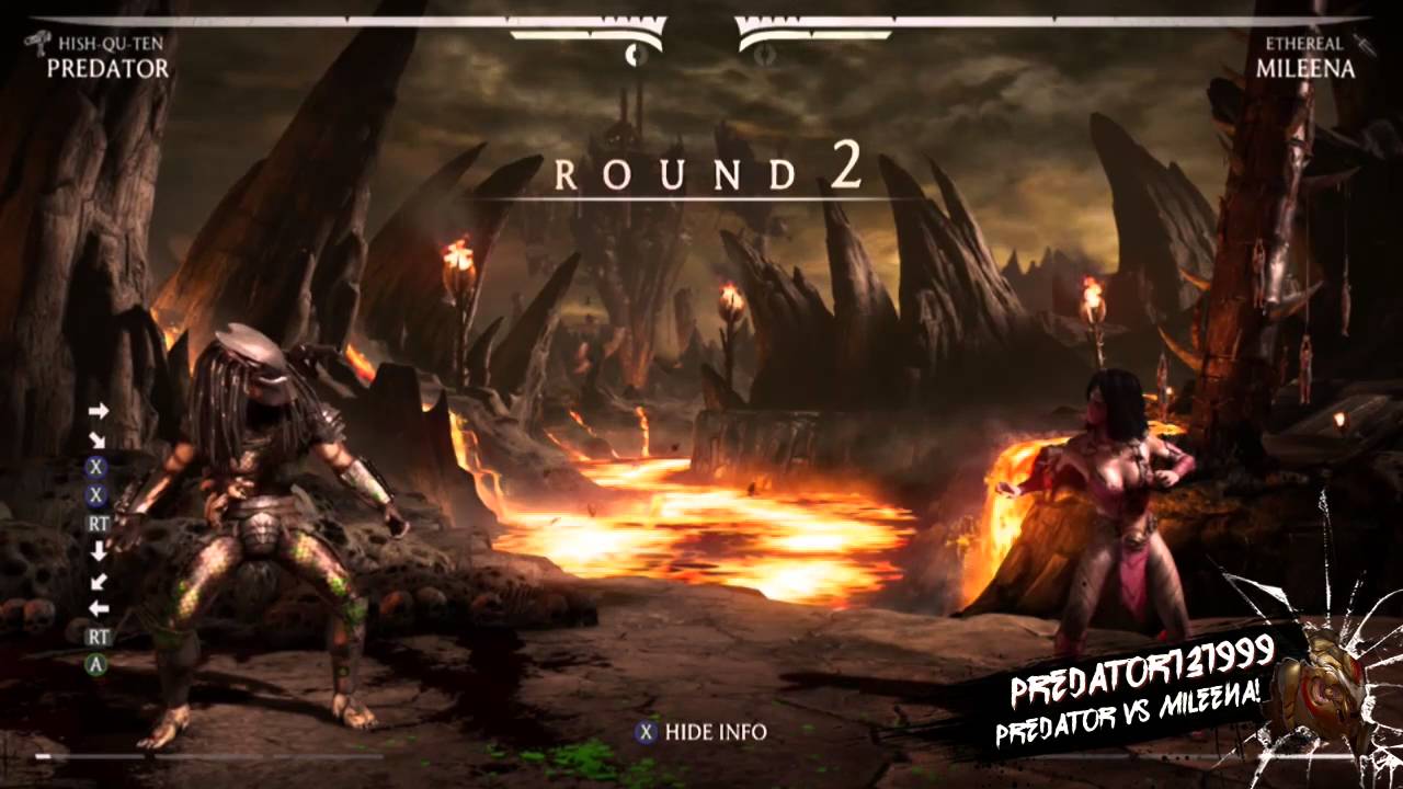 MORTAL KOMBAT X #1 Predator vs Mileena - YouTube