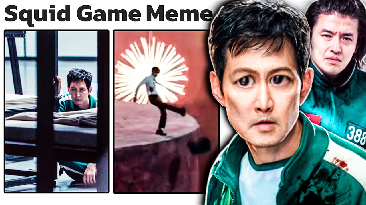 Player 456 Stares at Player 388. Squid Game 3 Memes - YouTube