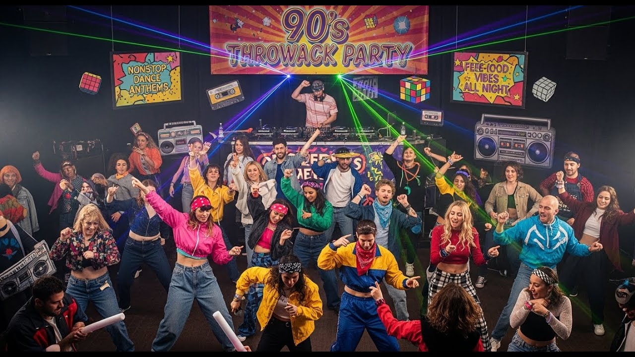 Top 1990s party music brings a romantic atmosphere for lovers to dance ...