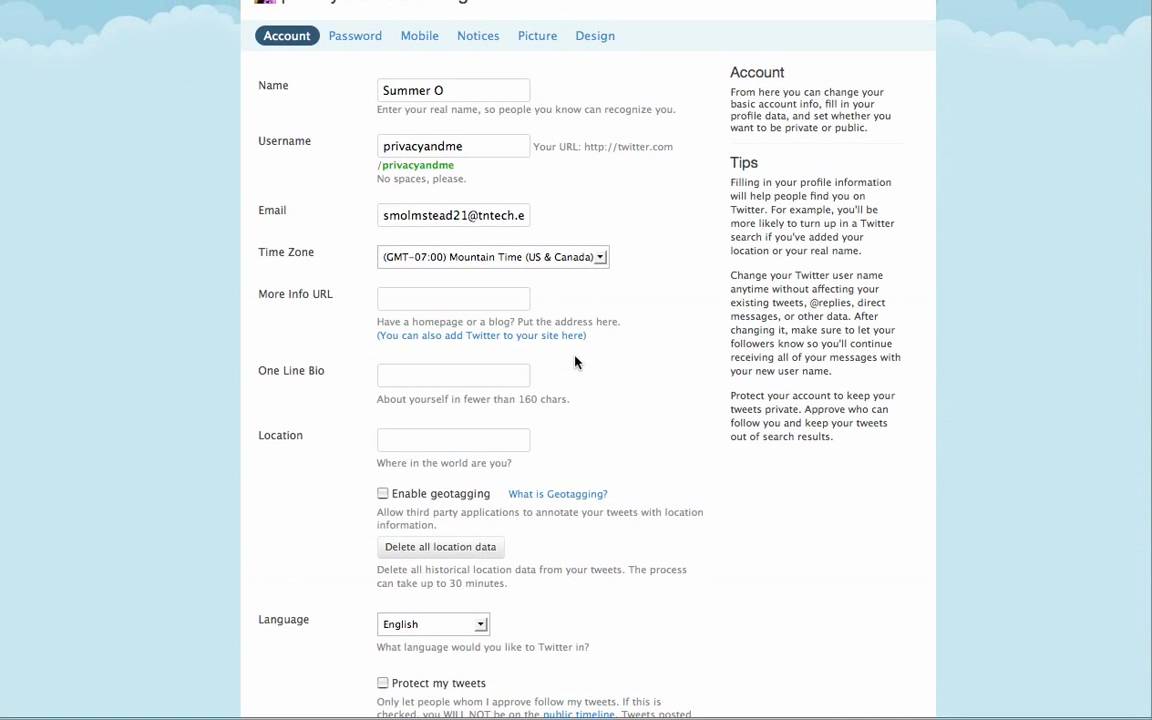 Twitter: Protect My Tweets Setting - YouTube