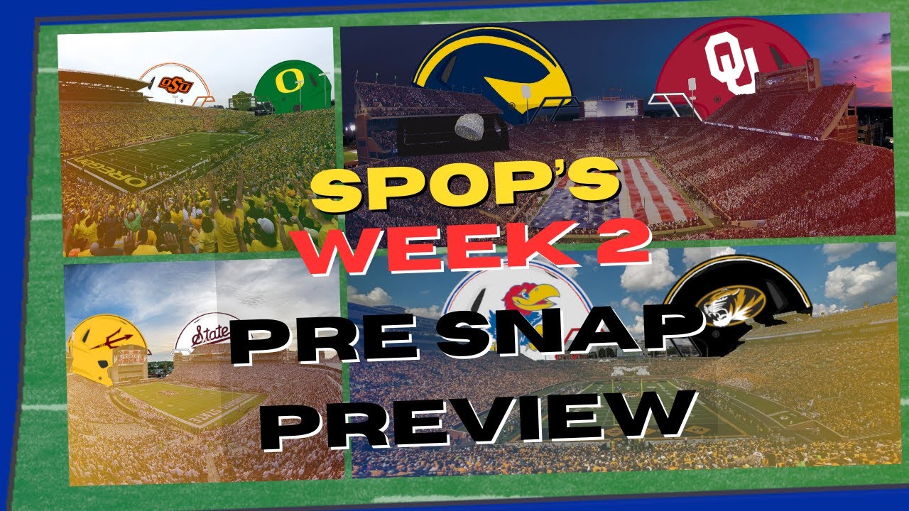 Quick Picks of All 83 Week 2 Games - Pre Snap Preview Wednesday - YouTube