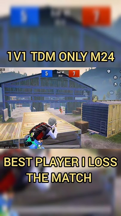 1V1 TDM ONLY M24 3 FINGER Best Player I loss the Match #shorts #1v1 #bgmi #pubg - YouTube