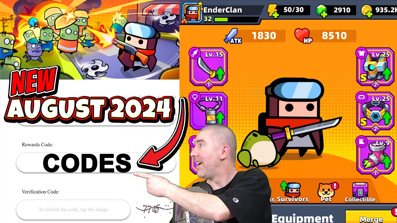Survivor.io Codes - All Working Codes August 2024 (iOS/Android Mobile ...