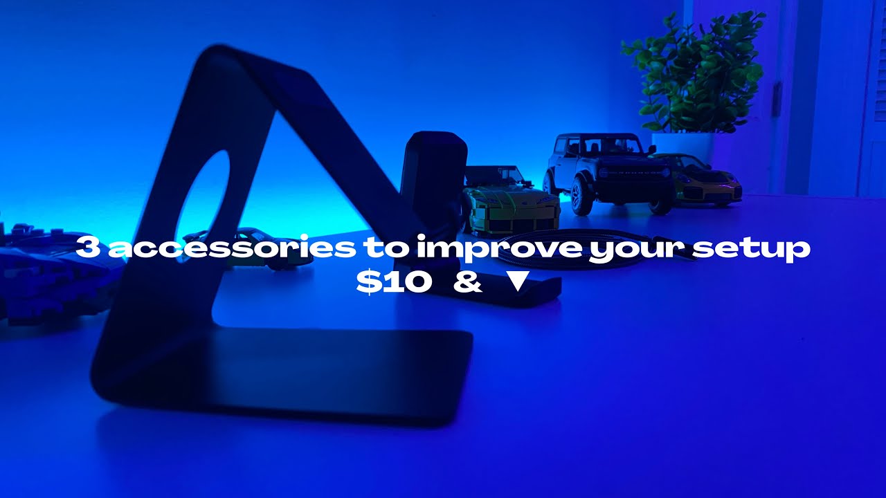 3 Accessories to IMPROVE your Setup! - YouTube