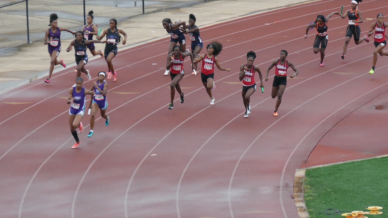 2021 AAU Track and Field Region 17 - Girls 4x100 Meter Relay 15-16 ...