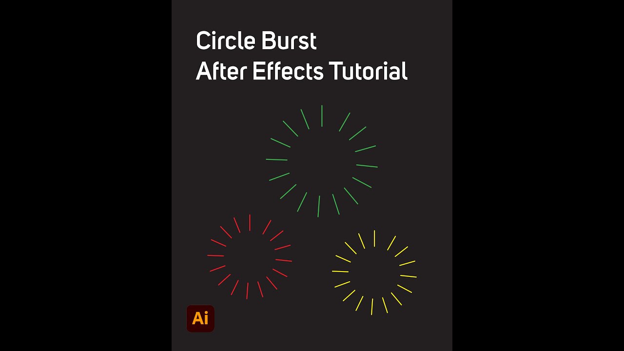 Circle Burst - After Effects Tutorial | How to Tutorial - YouTube