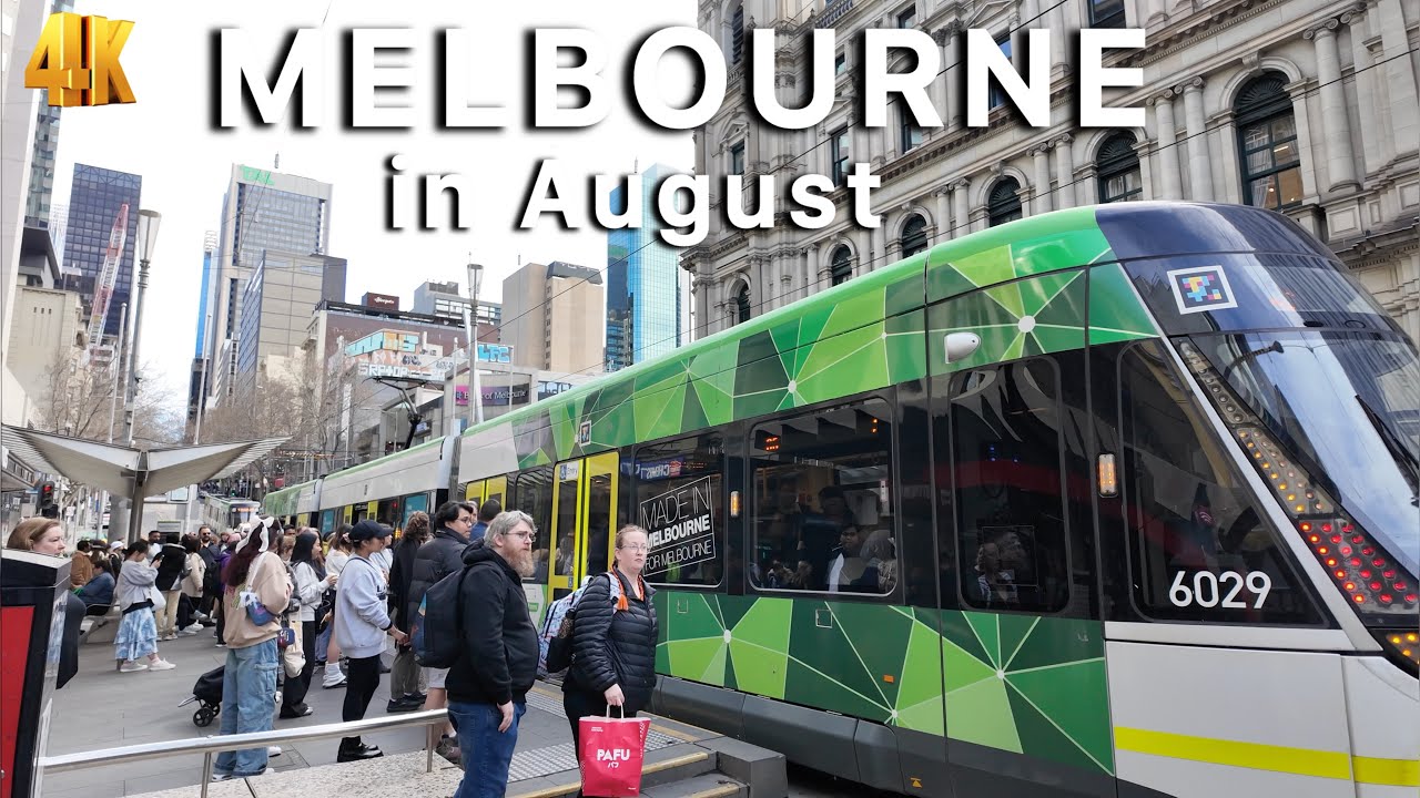 Exploring Melbourne City in August Australia 4K Video - YouTube
