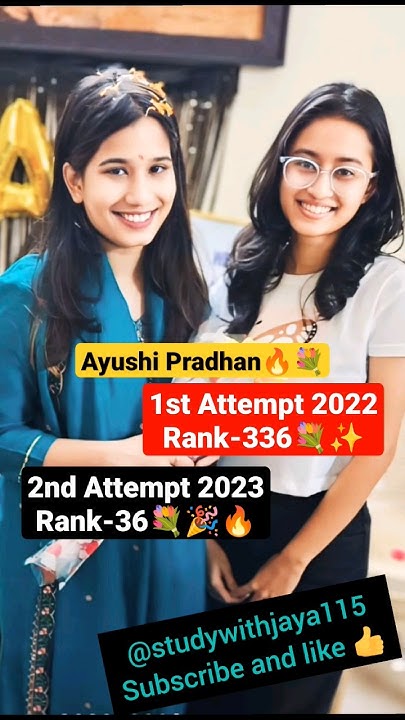 UPSC Topper🎯 Ayushi Pradhan ️ Rank-36🔥#upsc#aspirants#motivation#viral#shorts#video. - YouTube