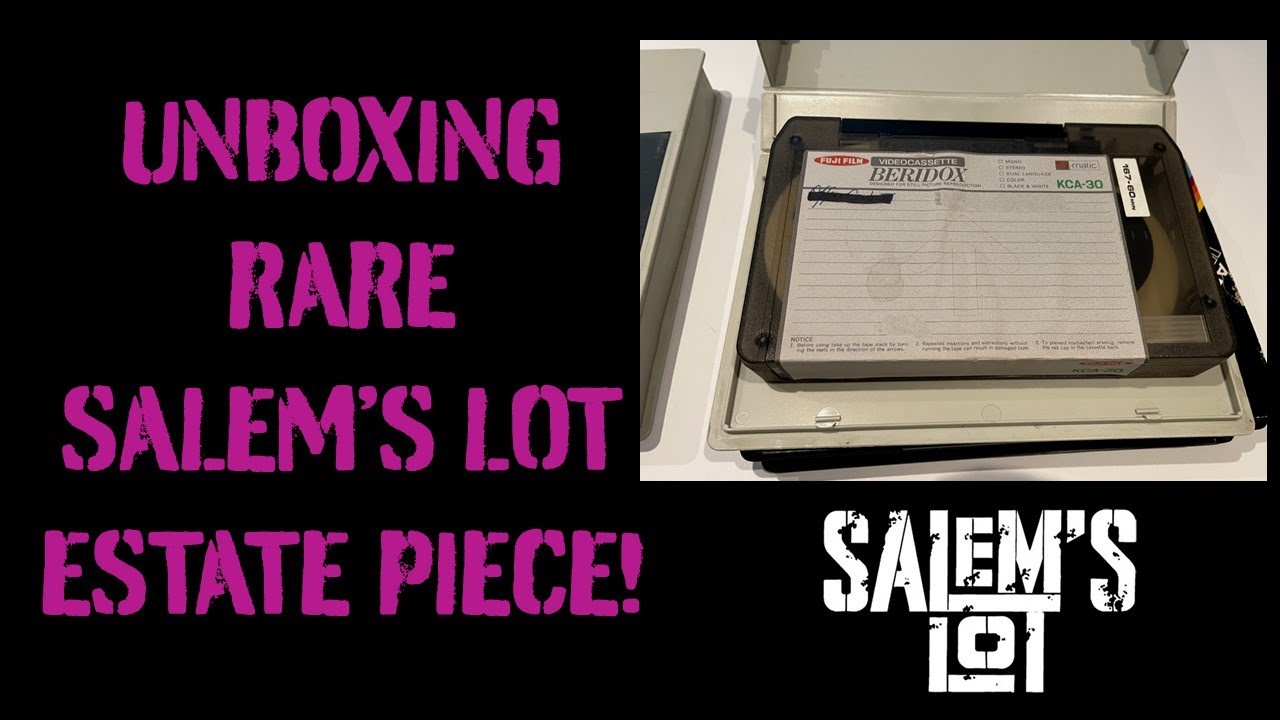 Unboxing original tapes from the estate of Jules Brenner, videographer ...