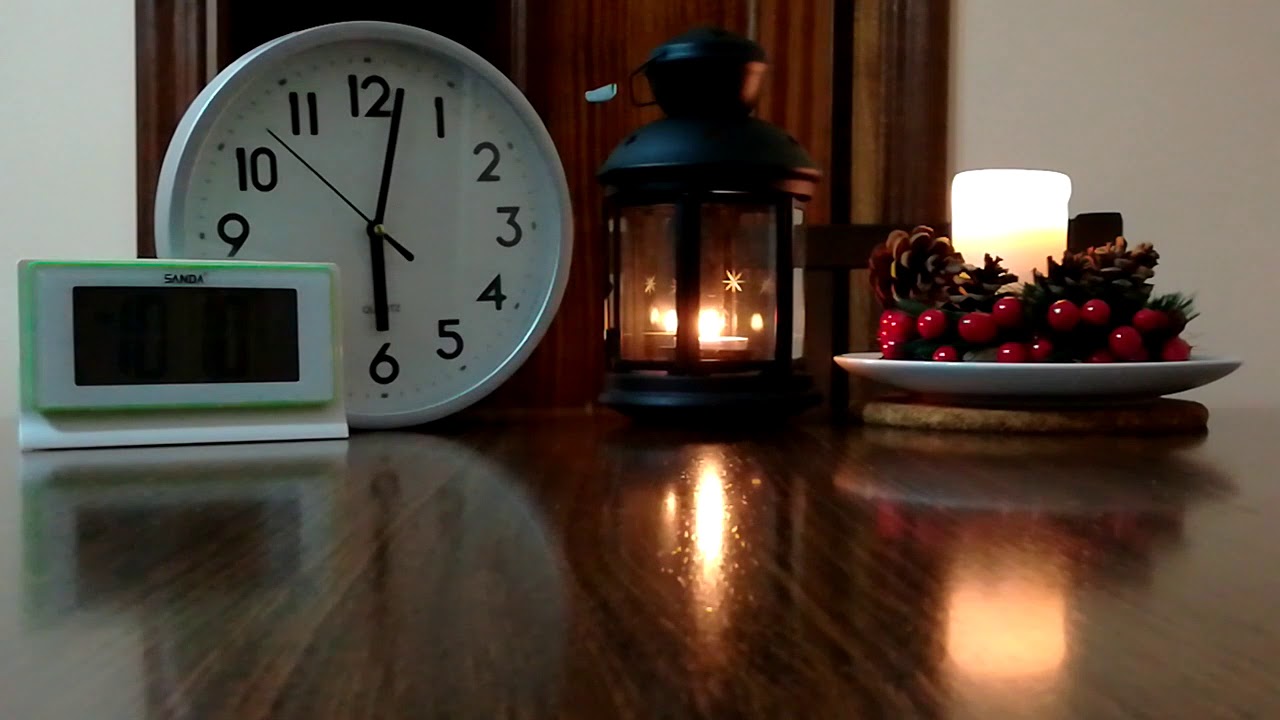 Candle clock time-lapse. #1 - YouTube