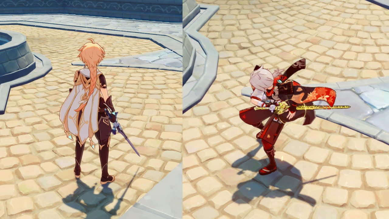Aether vs the cooler Aether - Skill Sets Comparsion - Genshin Impact ...