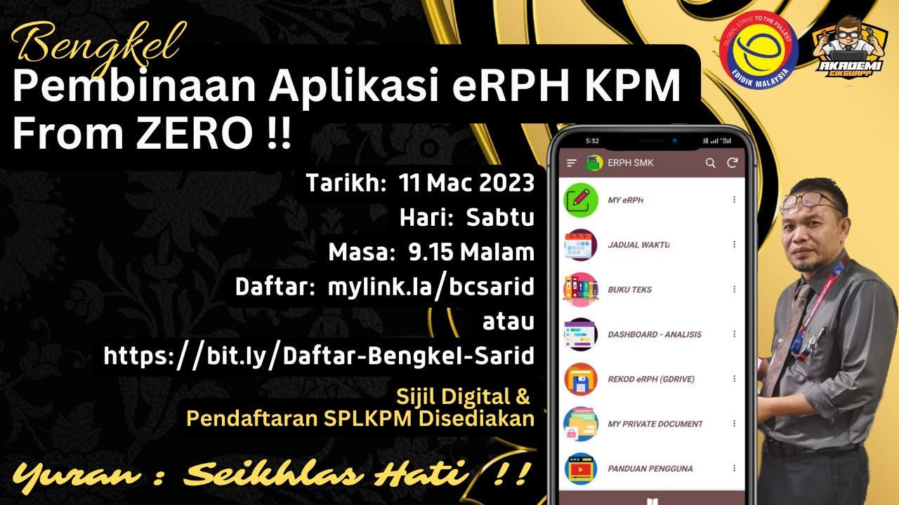 🔴 [LIVE] Pembinaan Aplikasi eRPH Simple From ZERO 🔥🔥🔥 - YouTube