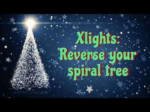 Xlights Quick Tutorial: Reverse the spiral of your spiral tree. - YouTube