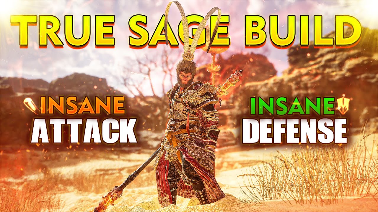 SECRET TRUE SAGE Build with INSANE Attack & Defense in Black Myth ...