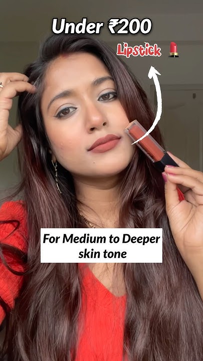 Medium to Deeper Skin Tone Lipstick | Dusky skin lipstick Shades | Dusky Skin Makeup Tutorial ...