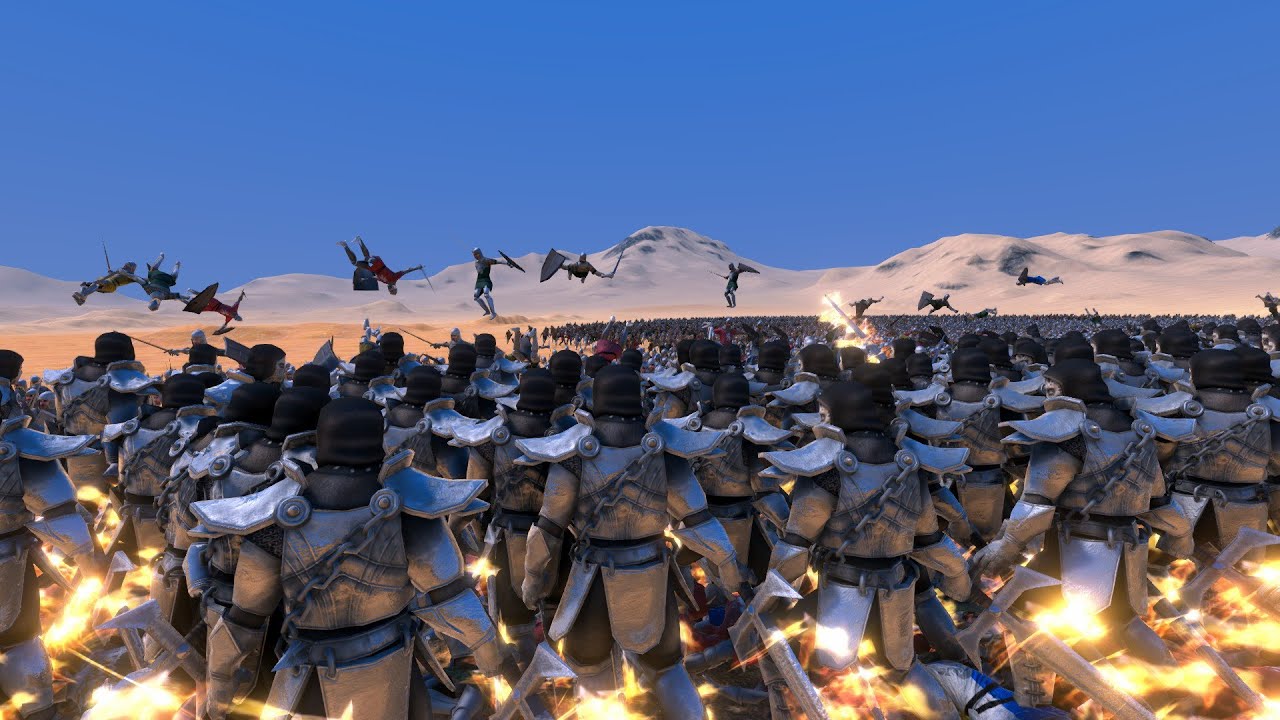 1000 SOUL TYRANTS vs 20000 FOOTMEN - UEBS - YouTube