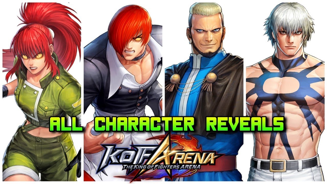 [KOF ARENA] ALL CHARACTER SKILL SET AND COMBOS! - YouTube